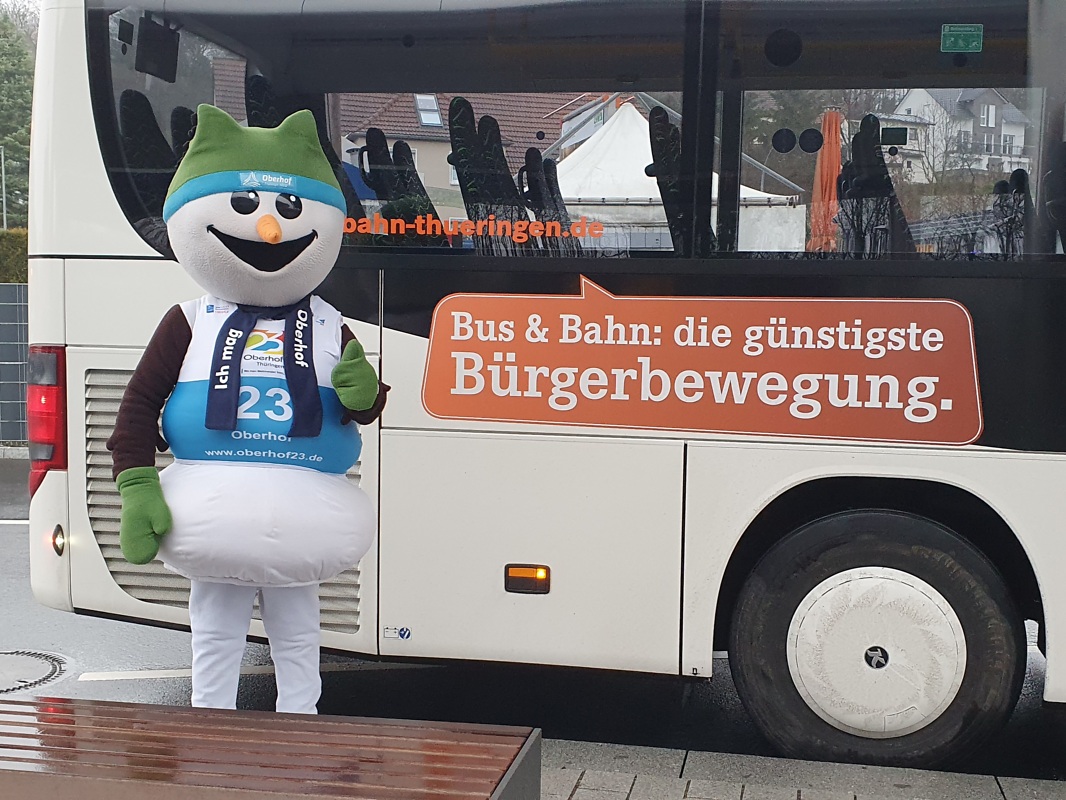 Biathlon-WM 2023 in Oberhof - Bus Bahn Thüringen
